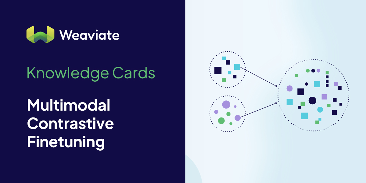 Multimodal Contrastive Finetuning - Weaviate Knowledge Cards