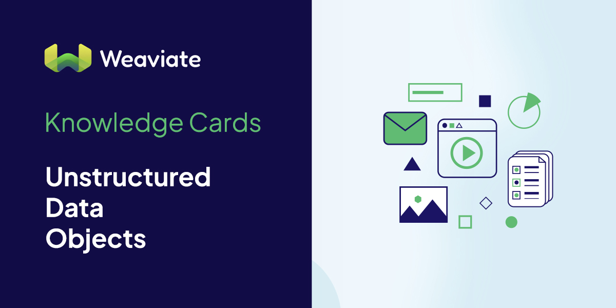Unstructured Data Objects - Weaviate Knowledge Cards
